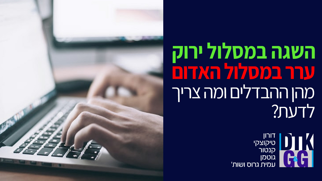 השגה במסלול ירוק וערר במסלול האדום: מהן ההבדלים ומה צריך לדעת?